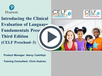 Introducing the CELF Preschool 3